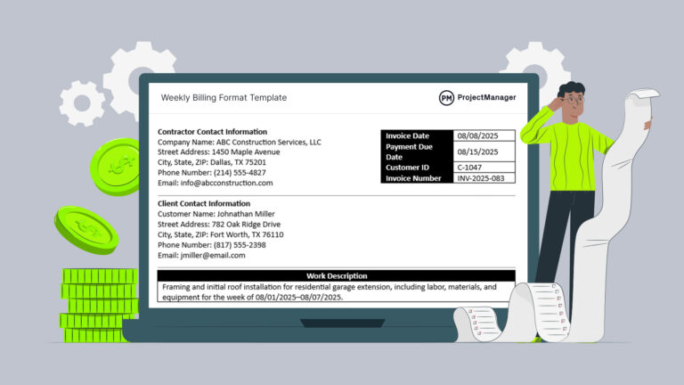 Weekly Billing Format for Word (Free Download)