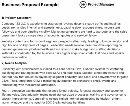 5 Proposal Examples with Analysis, Free Samples and Templates