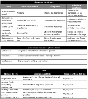 ¿Cómo escribir un enunciado de alcance de proyecto? - ProjectManager
