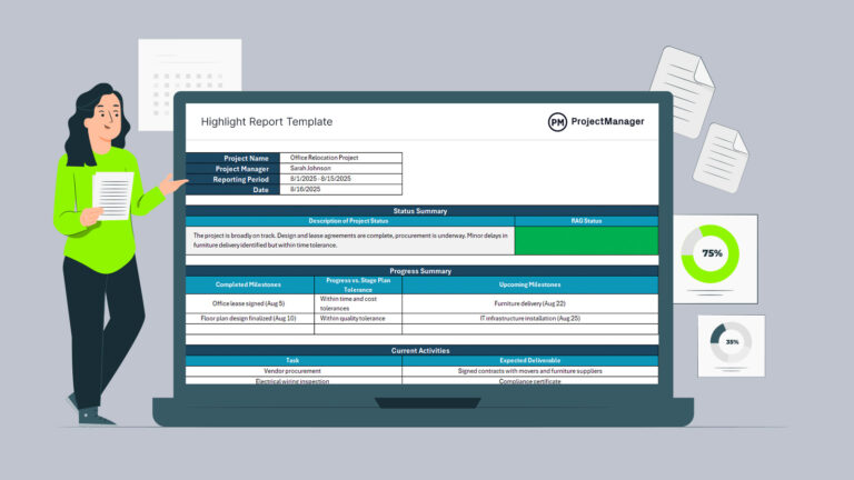 Highlight Report for Excel (Free Download)