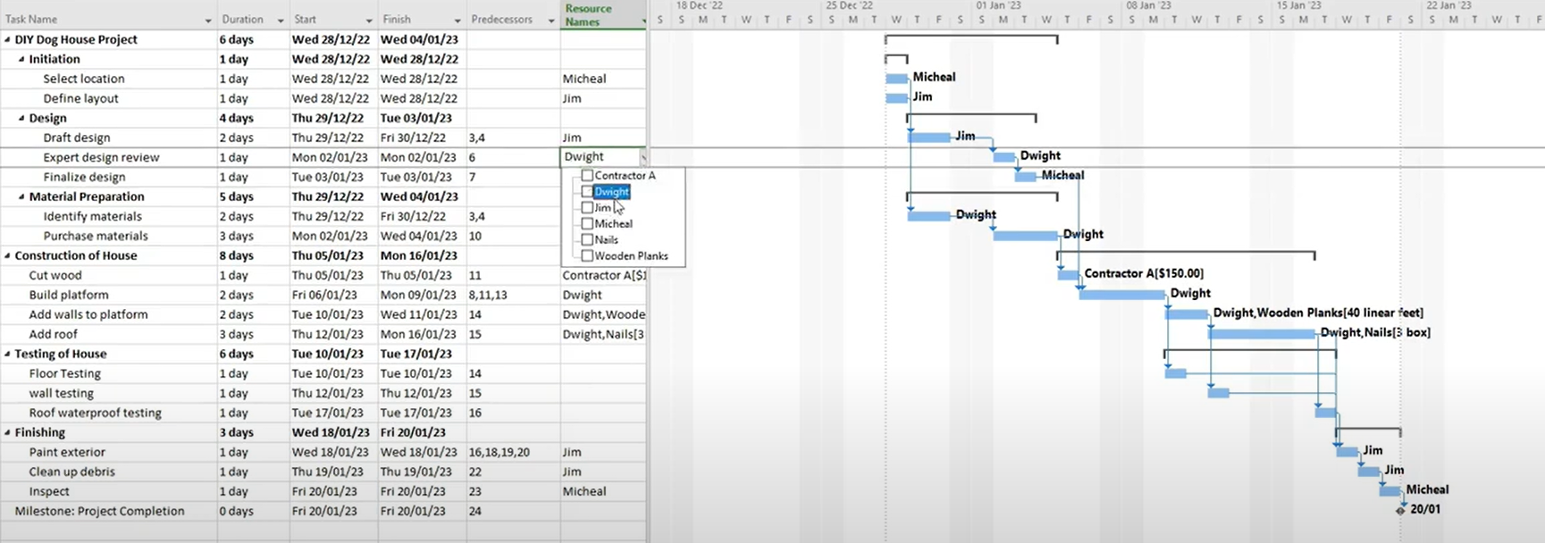Comment utiliser Microsoft Project : guide rapide - ProjectManager
