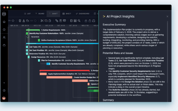 Project Reporting Software - Make a Project Report In Seconds