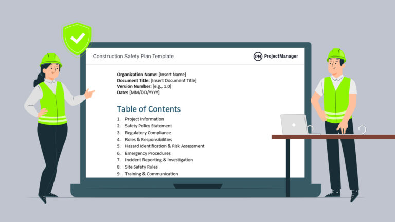 Construction Safety Plan Template