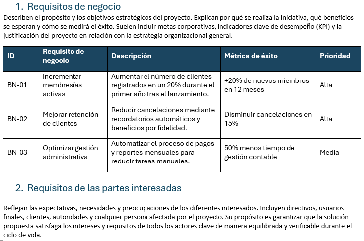 Plantilla de recopilación de requisitos de proyecto (descarga gratuita ...