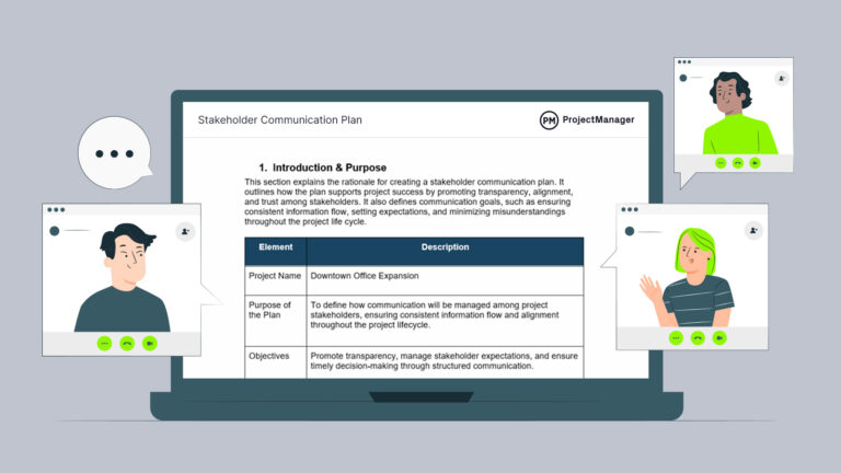 How to Write a Stakeholder Communication Plan: Example & Template